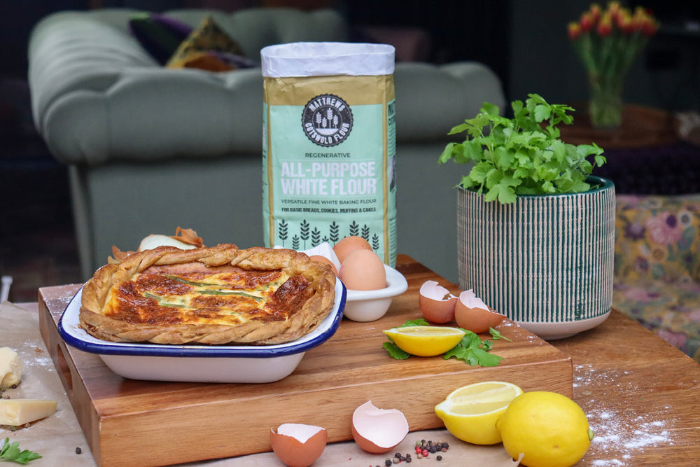 Regenerative Salmon and Asparagus Quiche – Cotswold Flour